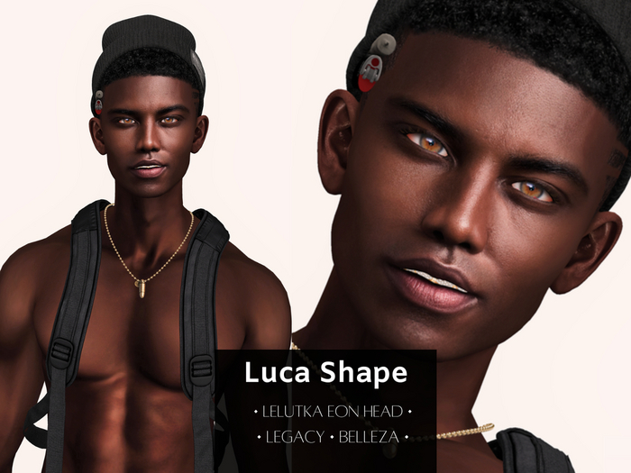 Second Life Marketplace - [Stanley] Luca Shape Lelutka Eon 3.1